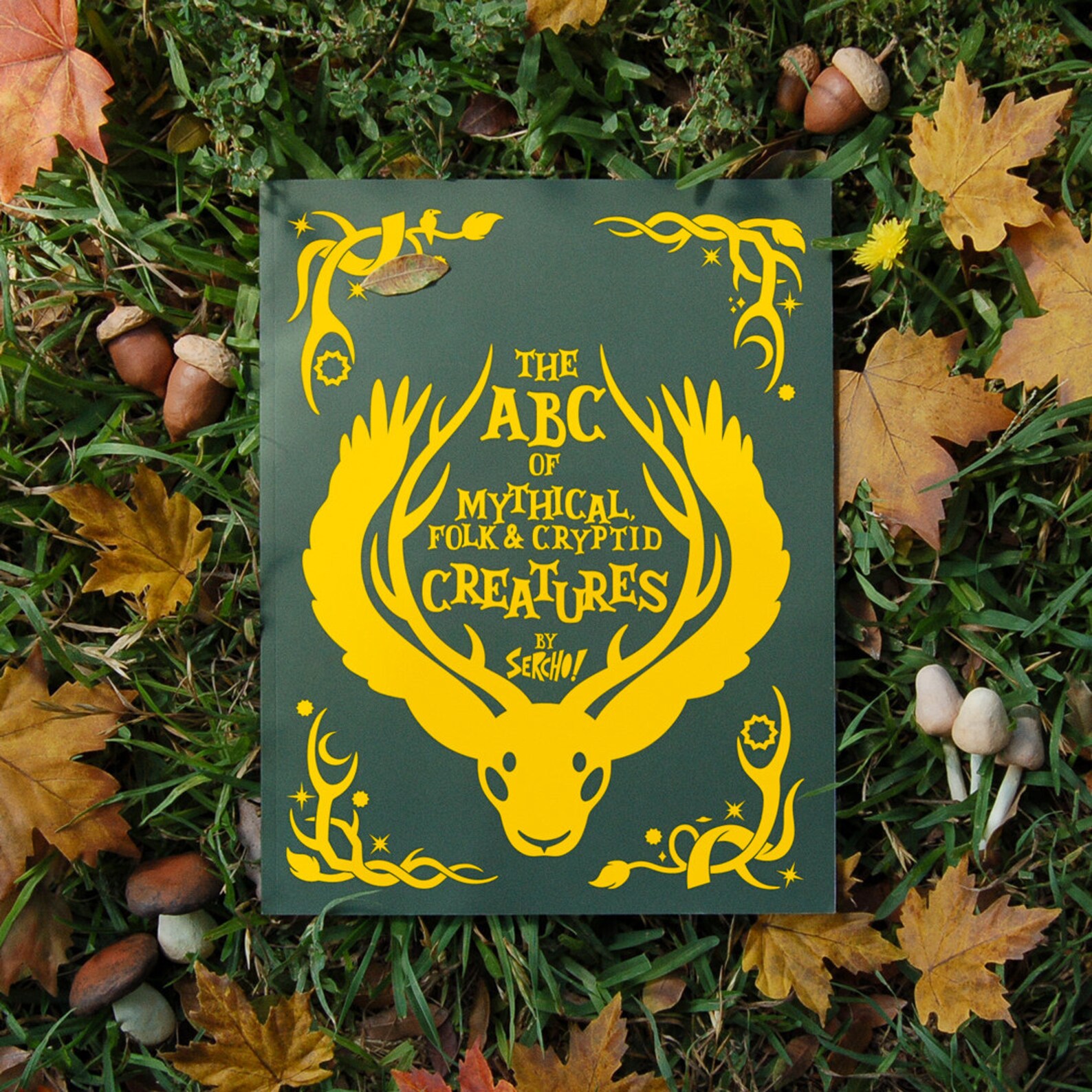 The ABC of Mythical Folk & Cryptid CREATURES Coloring Book by - Etsy