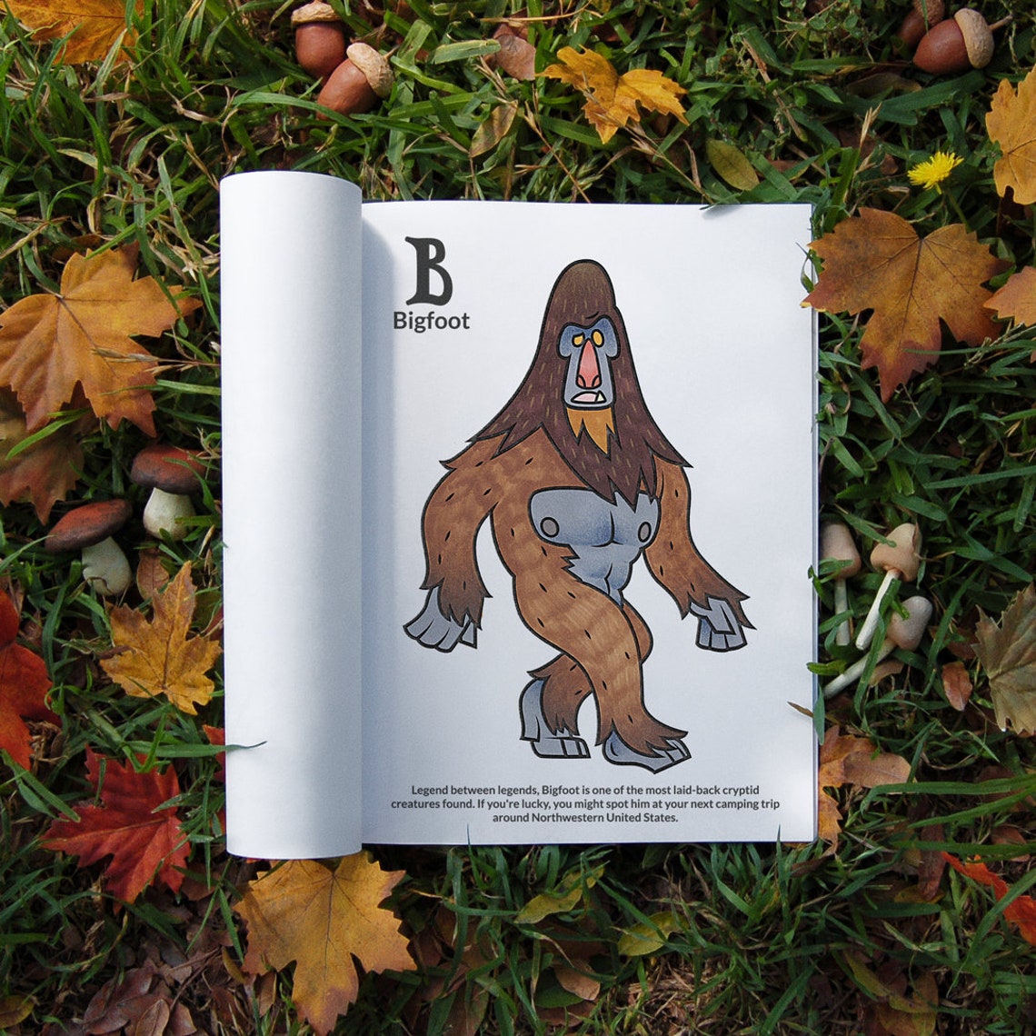The ABC of Mythical, Folk & CRYPTID CREATURES Coloring Book / Pages by ...
