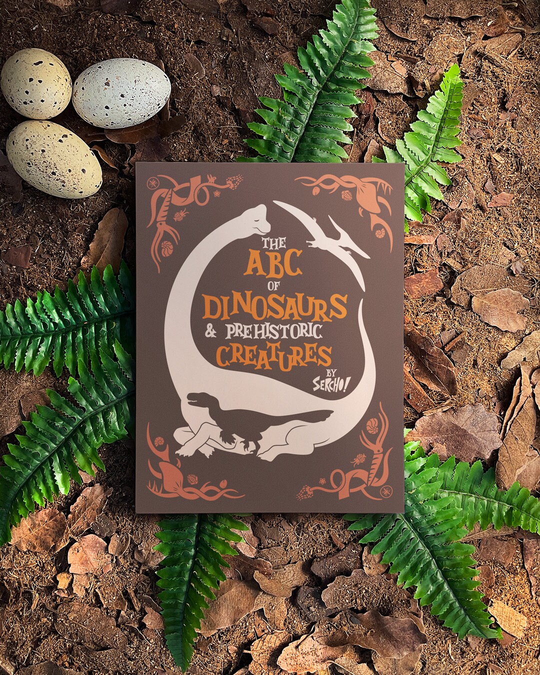The ABC of DINOSAURS & Prehistoric Creatures COLORING Book / Pages by ...