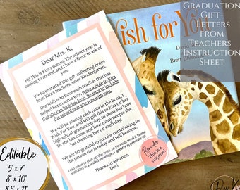 Graduation Book Letter Printable / Elementary Graduation Gift / End of ...