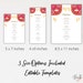 Editable Festive Vibrant Lantern Menu Template, Diwali, Wedding ...
