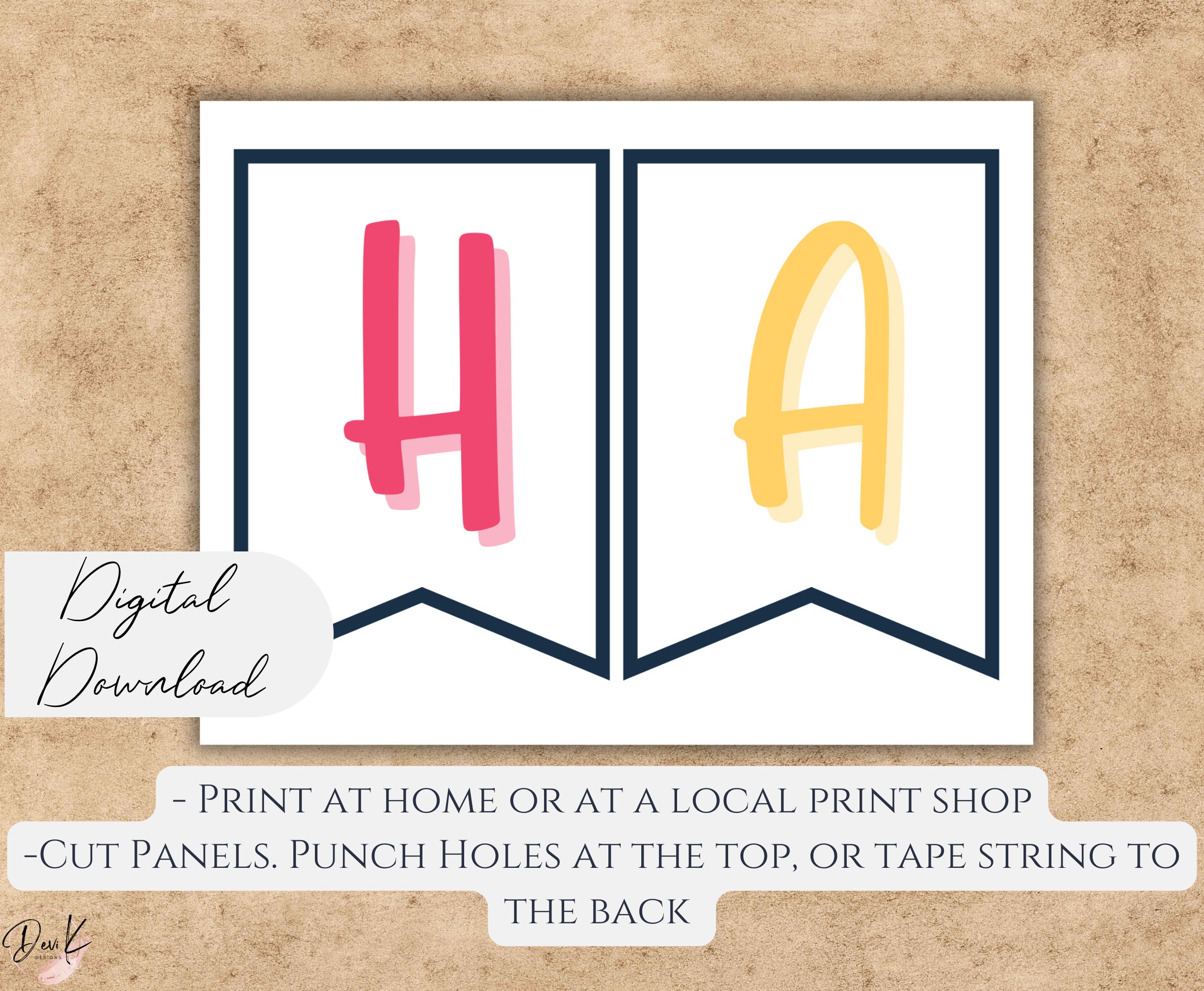 Happy Last Day of School Printable Banner, Printable Banner for the ...