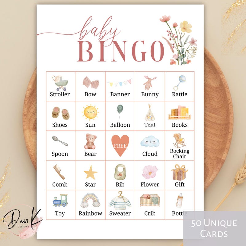 Baby Bingo - Etsy