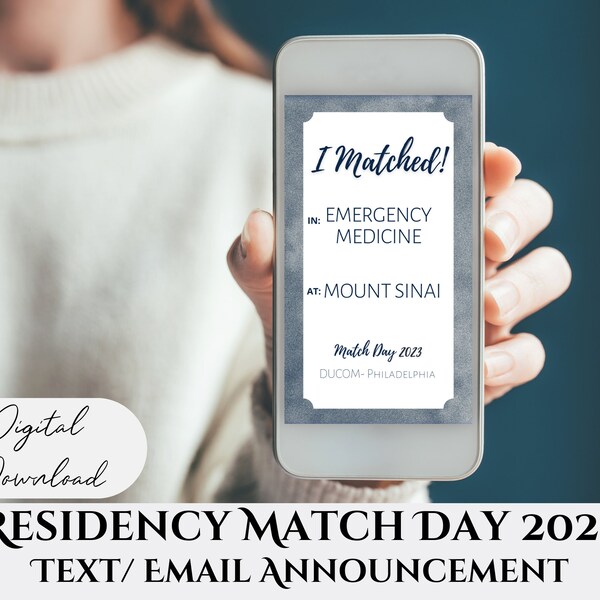 Residency Match Day 2023 Signs - Etsy Canada