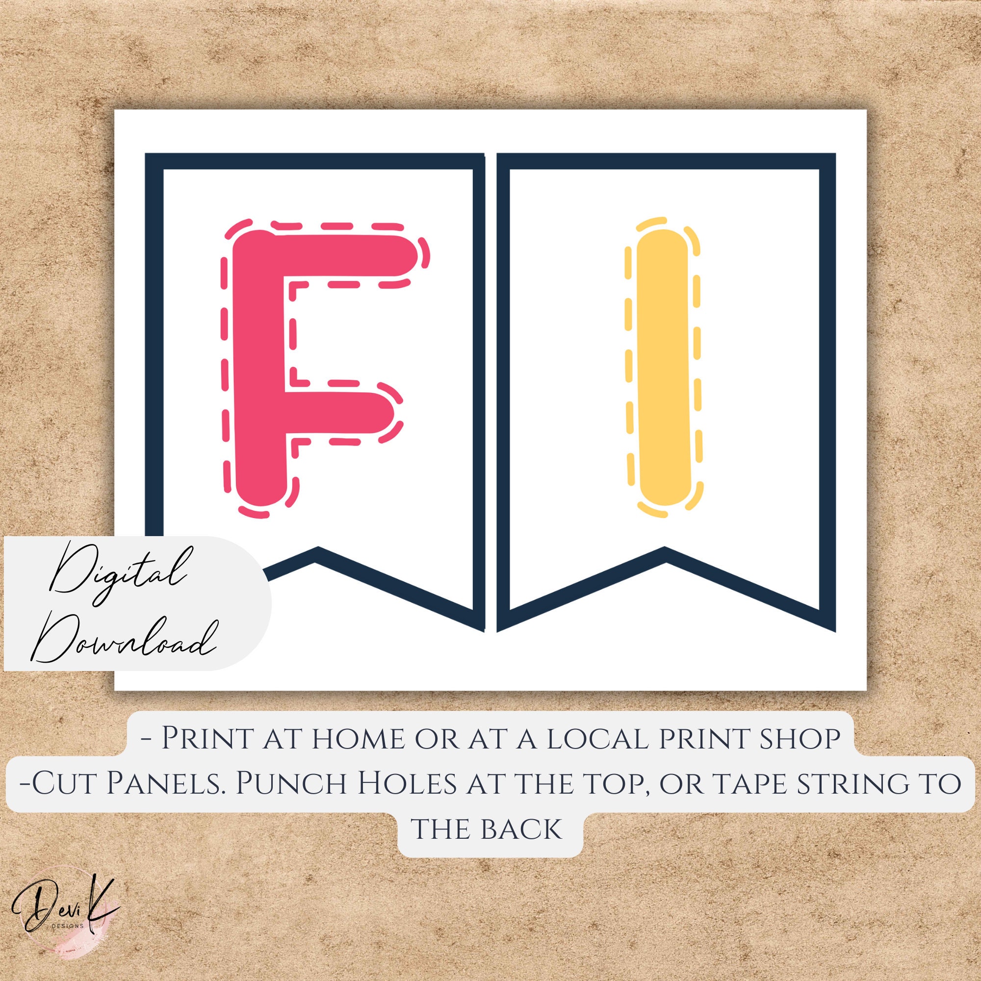 FIRST Day of School Printable Banner Printable Banner for the - Etsy