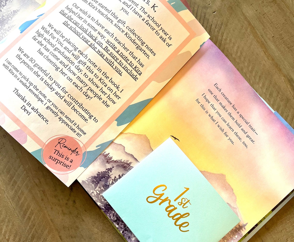 EDITABLE Graduation Book Letters From Teachers Printable Template ...