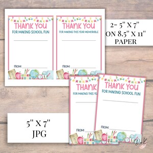 Teacher Appreciation Gift Card Holder, Thank You Card for a Memorable ...