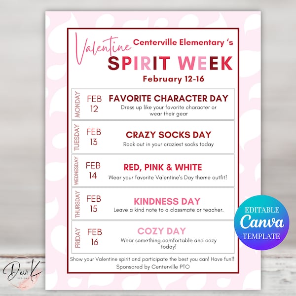 Spirit Week Daycare - Etsy