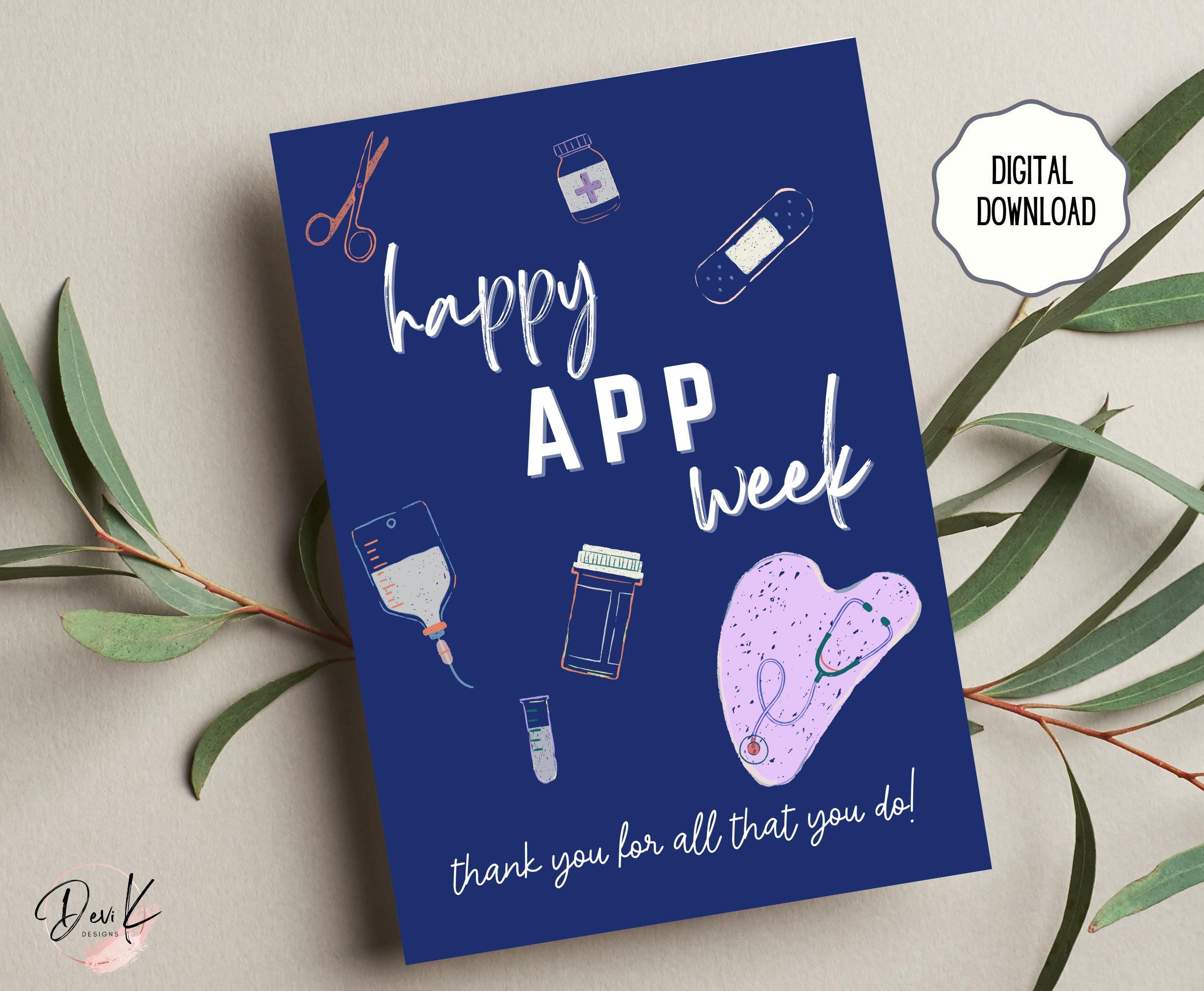 Happy APP Week Appreciation Card, Advanced Practice Provider Thank You ...