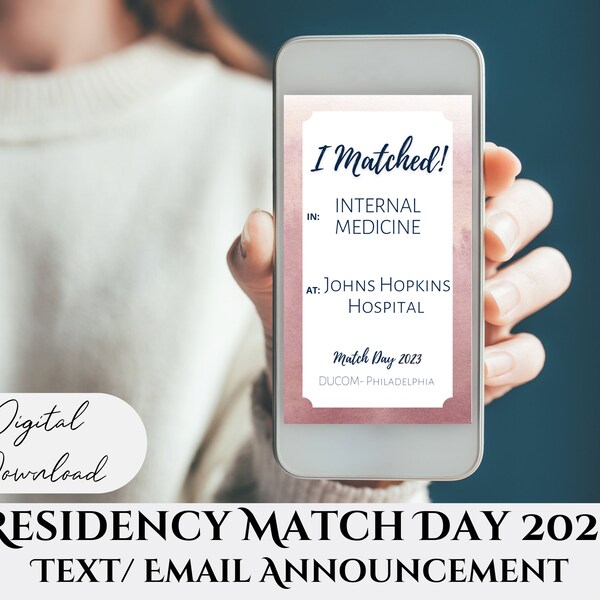 Residency Match Day 2023 Signs - Etsy Canada