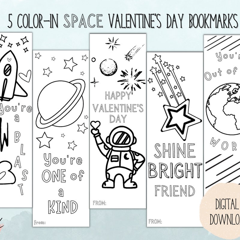 Valentine Bookmark - Etsy