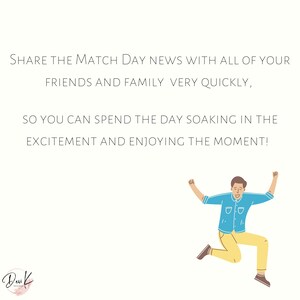 Residency Match Day 2025 "i Matched" Editable Sign Text Announcement ...