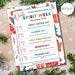Winter Spirit Week Flyer Template, Editable, Printable, Holiday Themed ...