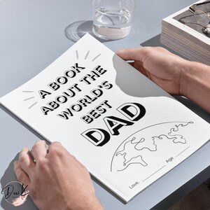 World's Best Dad,all About Dad Printable Book for Birthday Father's Day ...