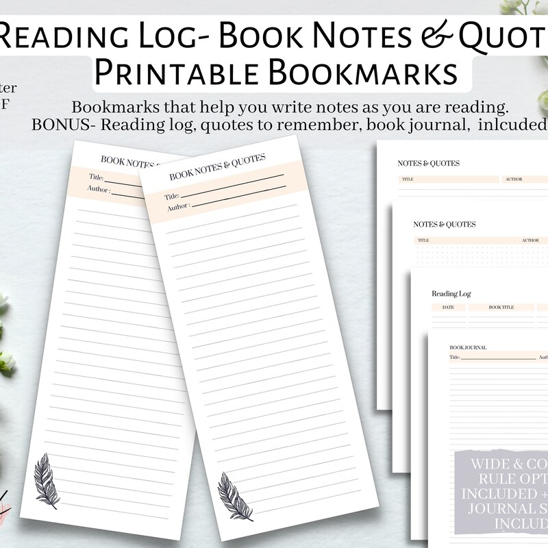 Note Book Printable - Etsy