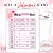 Roll a Valentine Story, Printable Roll a Story Dice Game, Valentine's ...