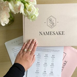 Unique Wedding Gift- Namesake Digital Last Name Change Kit - Etsy