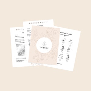 Unique Wedding Gift- Namesake Digital Last Name Change Kit - Etsy