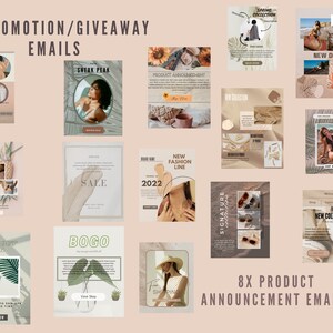 Boho Email Newsletter Templates: 30 Canva Designs - Etsy