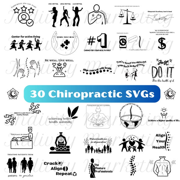 Chiropractor Svg Files - Etsy