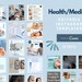 30 Canva Medical Instagram Post Templates: Health & Wellness (digital ...