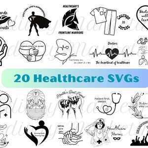 Bundle Svgs | Nursing Svgs | Doctor Svgs | Stethoscope Svg | Scrubs Svg ...