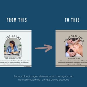 30 Canva Medical Instagram Post Templates: Health & Wellness (digital ...