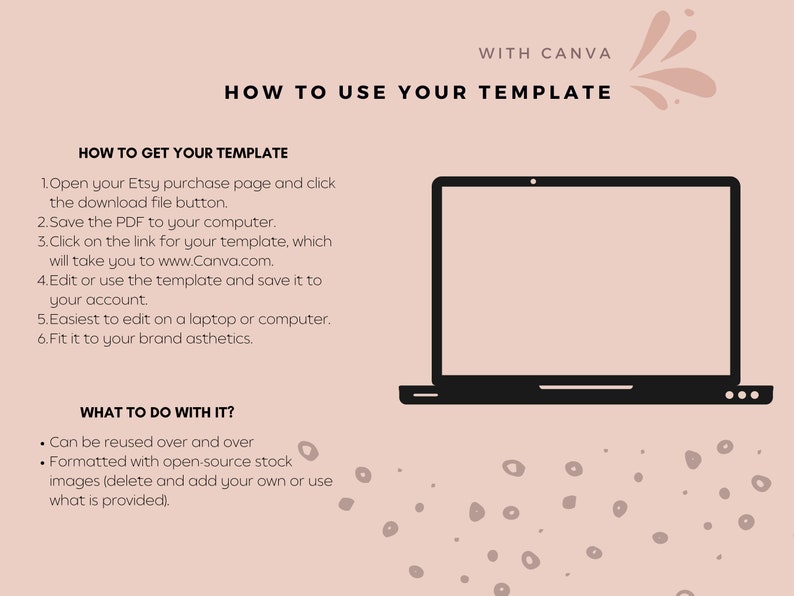 Boho Email Newsletter Templates: 30 Canva Designs - Etsy