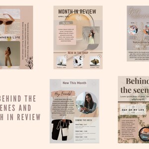 Boho Email Newsletter Templates: 30 Canva Designs - Etsy