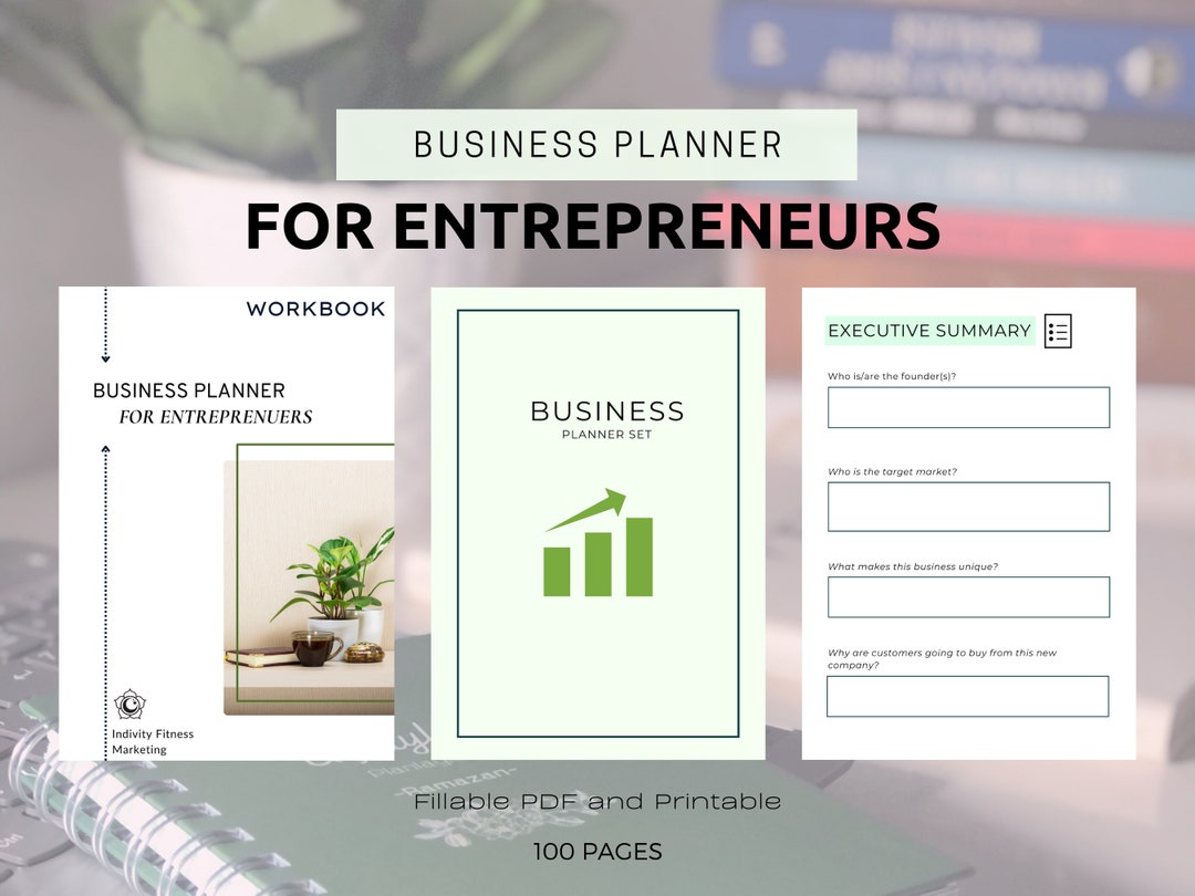Calm Green Digital Workbook for Entrepreneurs | 100 Page | Marketing ...