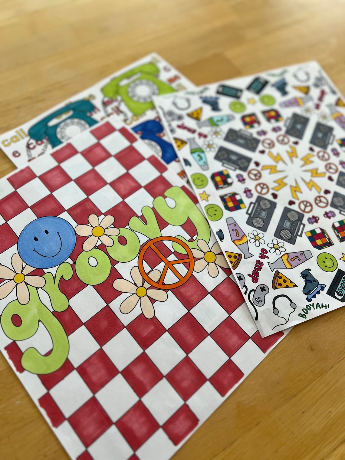 Blast From the Past Coloring Pages | Printable Coloring Pages - Etsy