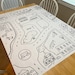 Road Map Coloring Poster | Print Your Own - Etsy