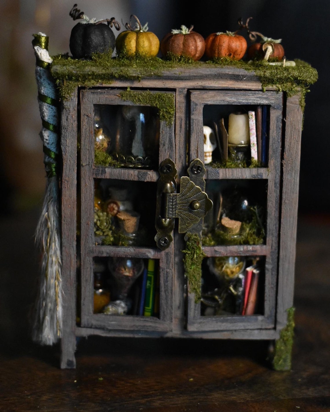 Miniature Witchy Cabinet Bookshelf - Etsy