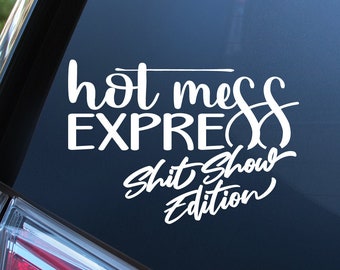 Hot Mess Express Decal | Etsy