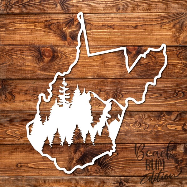 West Virginia Decal - Etsy