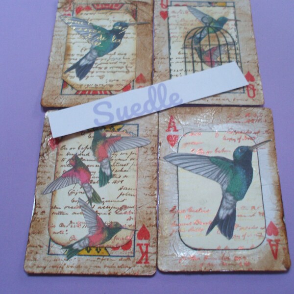 Altered Playing Card - Etsy