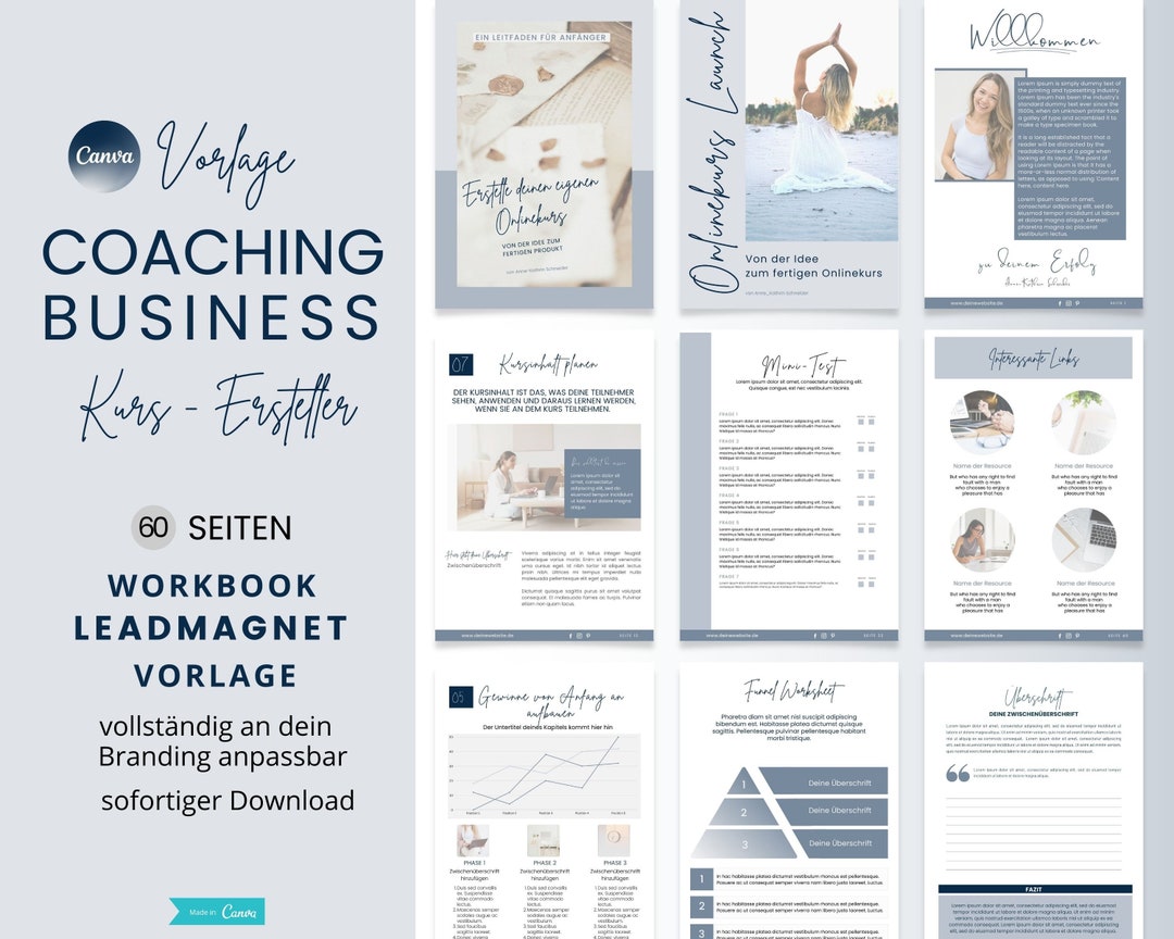 Simple Workbook | Opt in Freebie | Workbook Template | Ebook Template ...