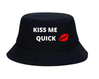 Kiss Bucket Hat - Etsy