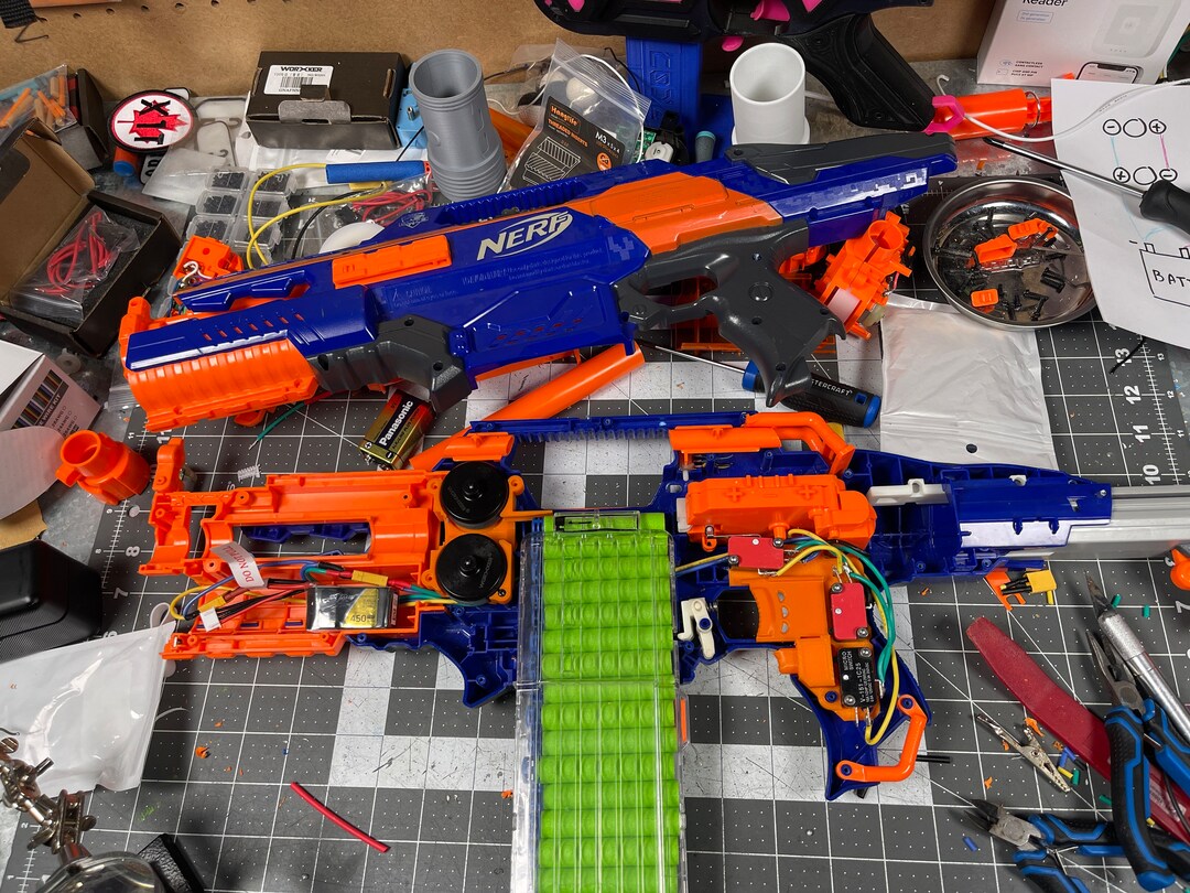 Pre-soldered Mod Kit for the Nerf CS-18 Rapidstrike - Etsy Australia
