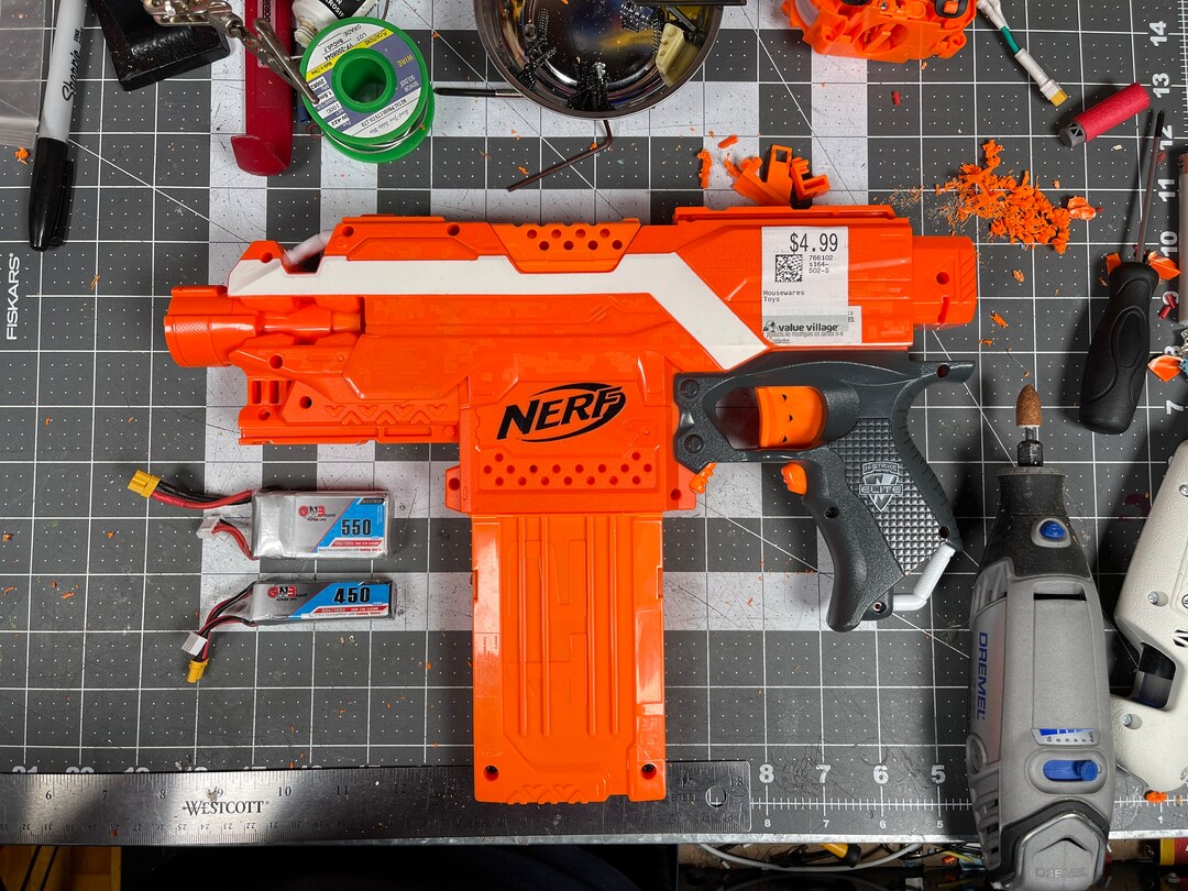 Modded Nerf Stryfe 150 on 3S LIPO and 120 on 2S LIPO - Etsy Australia