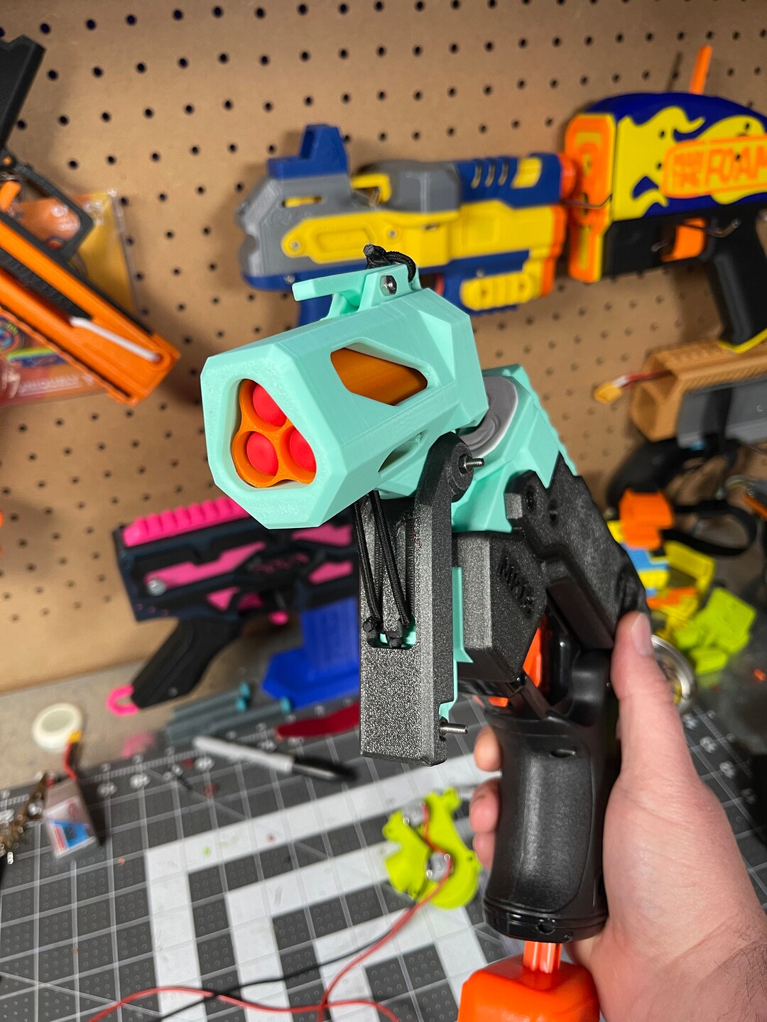 Sledgefire Shell Break-action Nerf Rival Knockout Mod From Meakerarms – the MK18 - Etsy