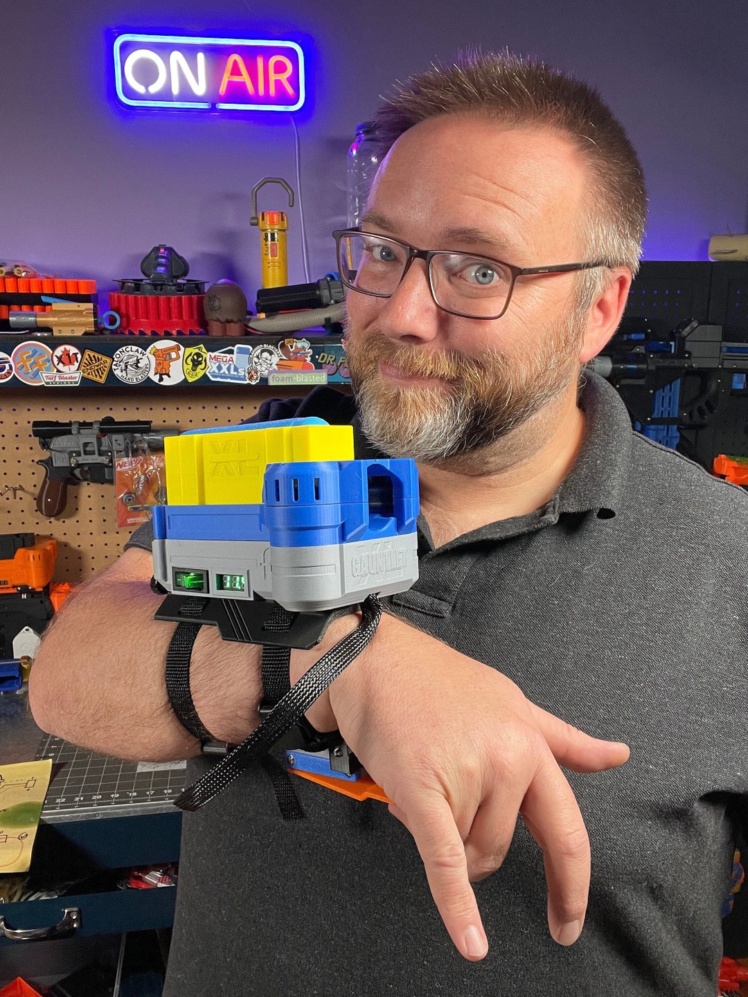 Gauntlet XL *FILES ONLY* – A Nerf Megaxl Blaster by Foam.blasted and ...