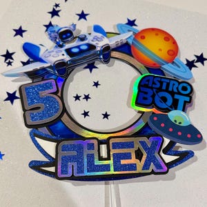Astro Bot Cake Topper - Etsy