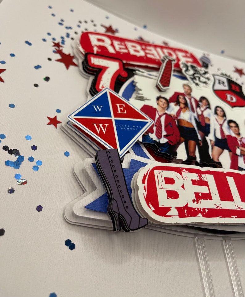 RBD Cake Topper|rebelde Cake Topper 3D - Etsy