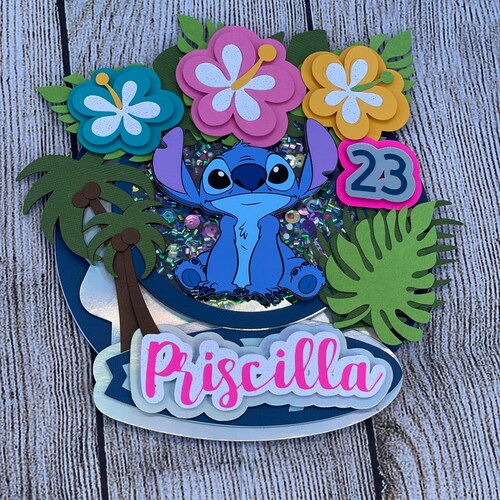 Stitch Cake Topper / Stitch Birthday Party / Stitch Birthday - Etsy