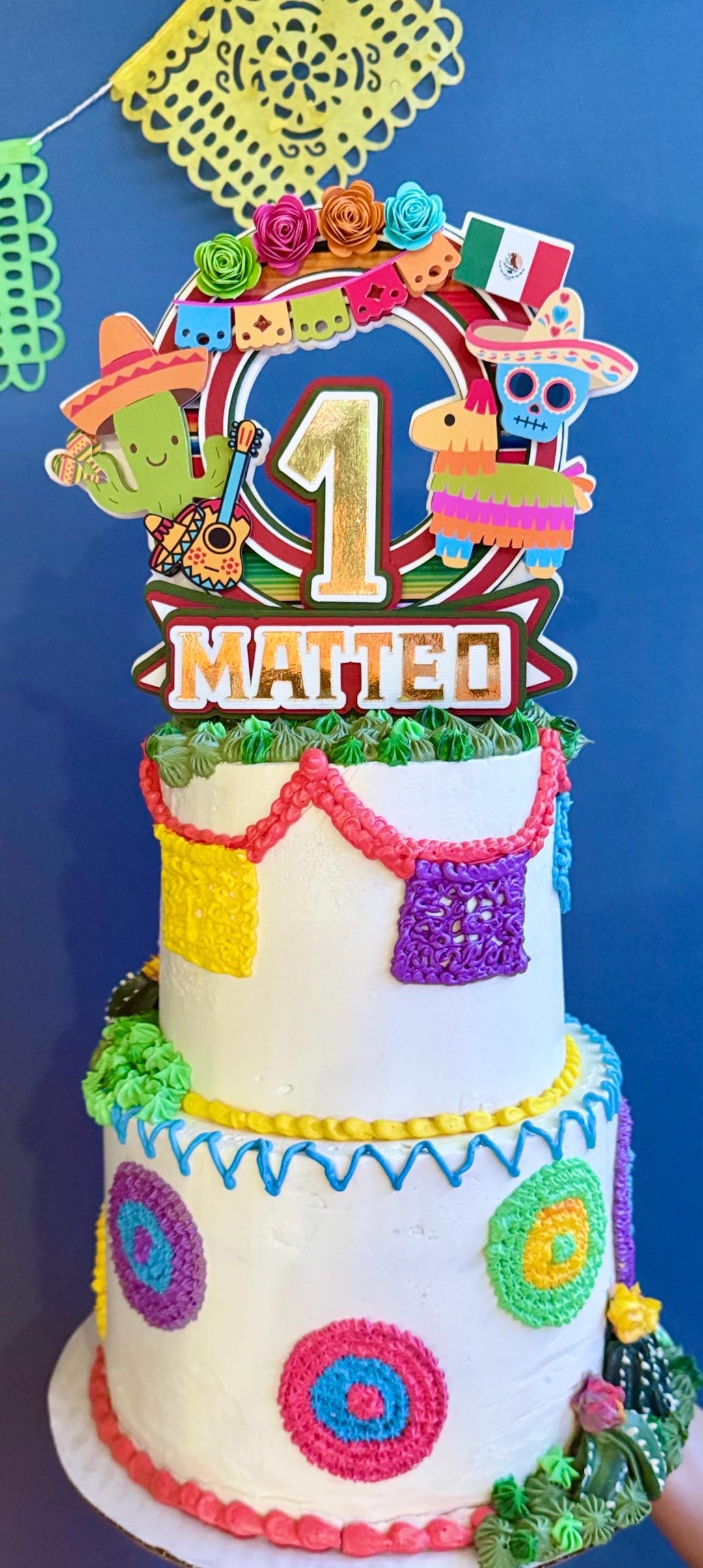 Fiesta Theme Cake Topper - Etsy