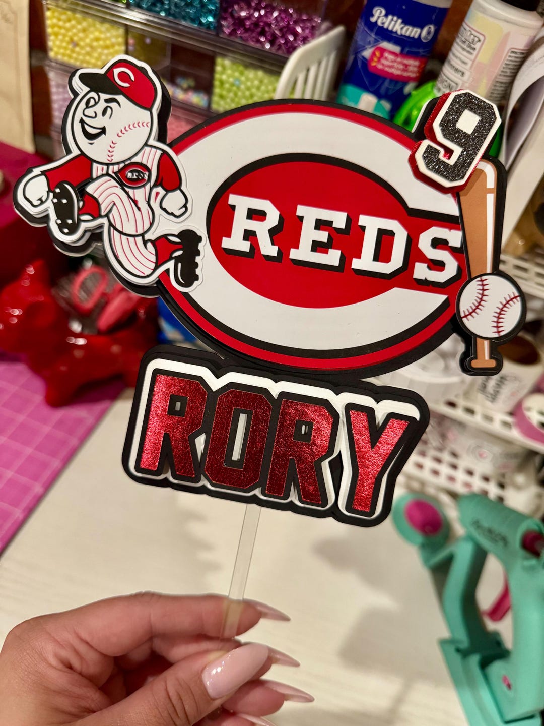 Baseball Cake Topper - Etsy