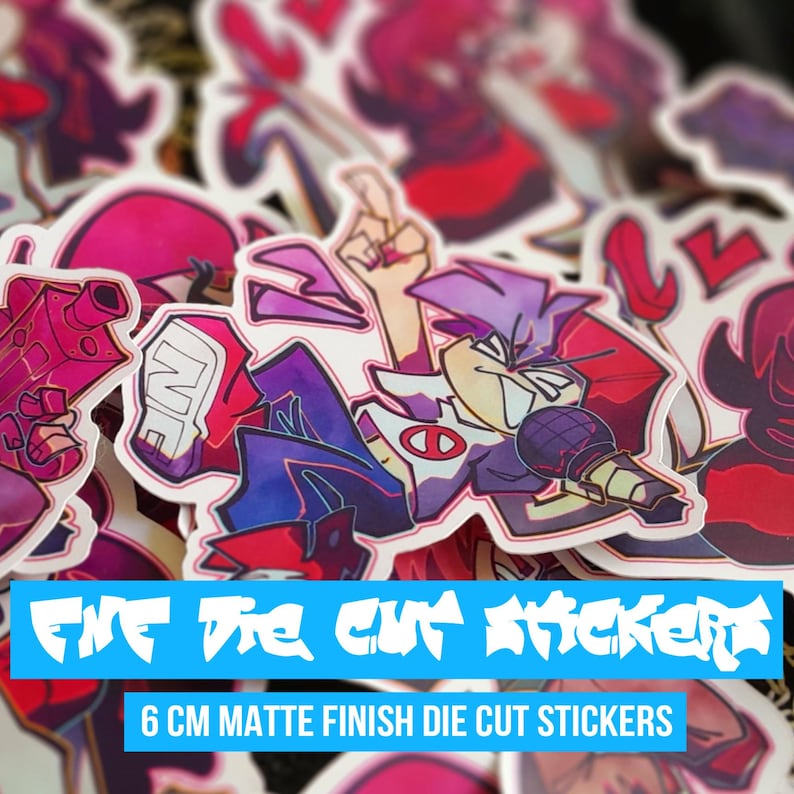 Friday Night Funkin Die Cut Stickers - Etsy