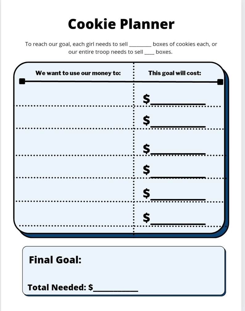 2023 Girl Scout Juniors Cookie Meeting/ Badge Requirements and Includes ...