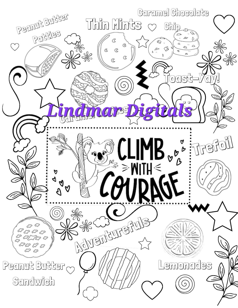 Girl Scout Cookie Fun Worksheets- ABC Bakers 2023 W/raspberry Rally - Etsy